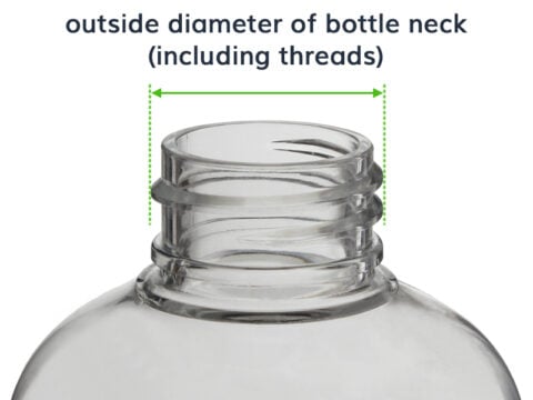 How to measure cap size & bottle neck finish? - NABO Plastic